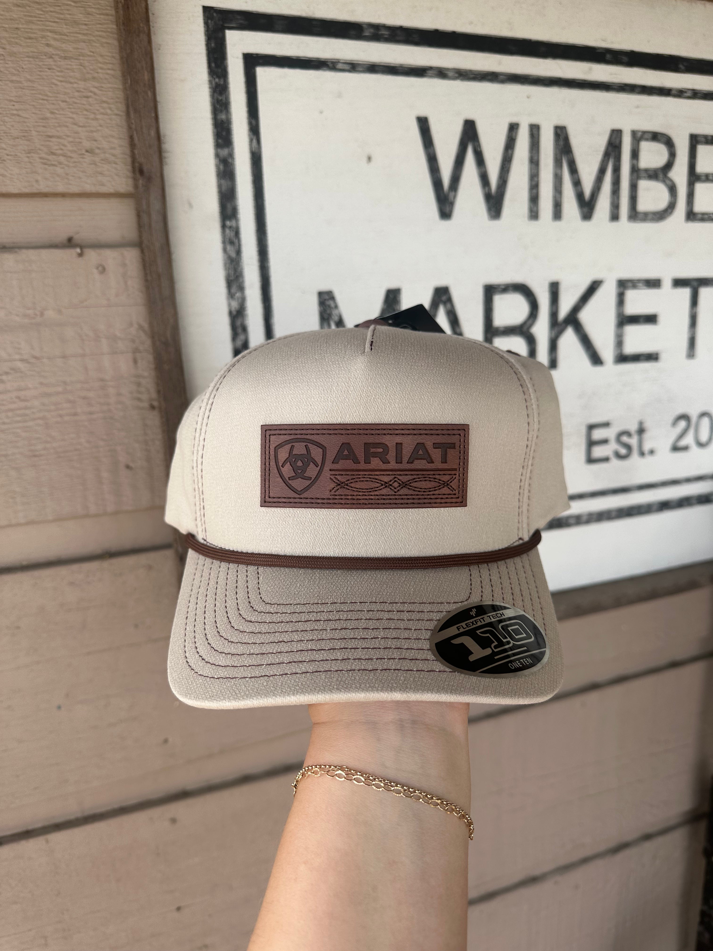 Ariat Rectangle Faux Leather Patch Cap – Wildflower / Texaholic®