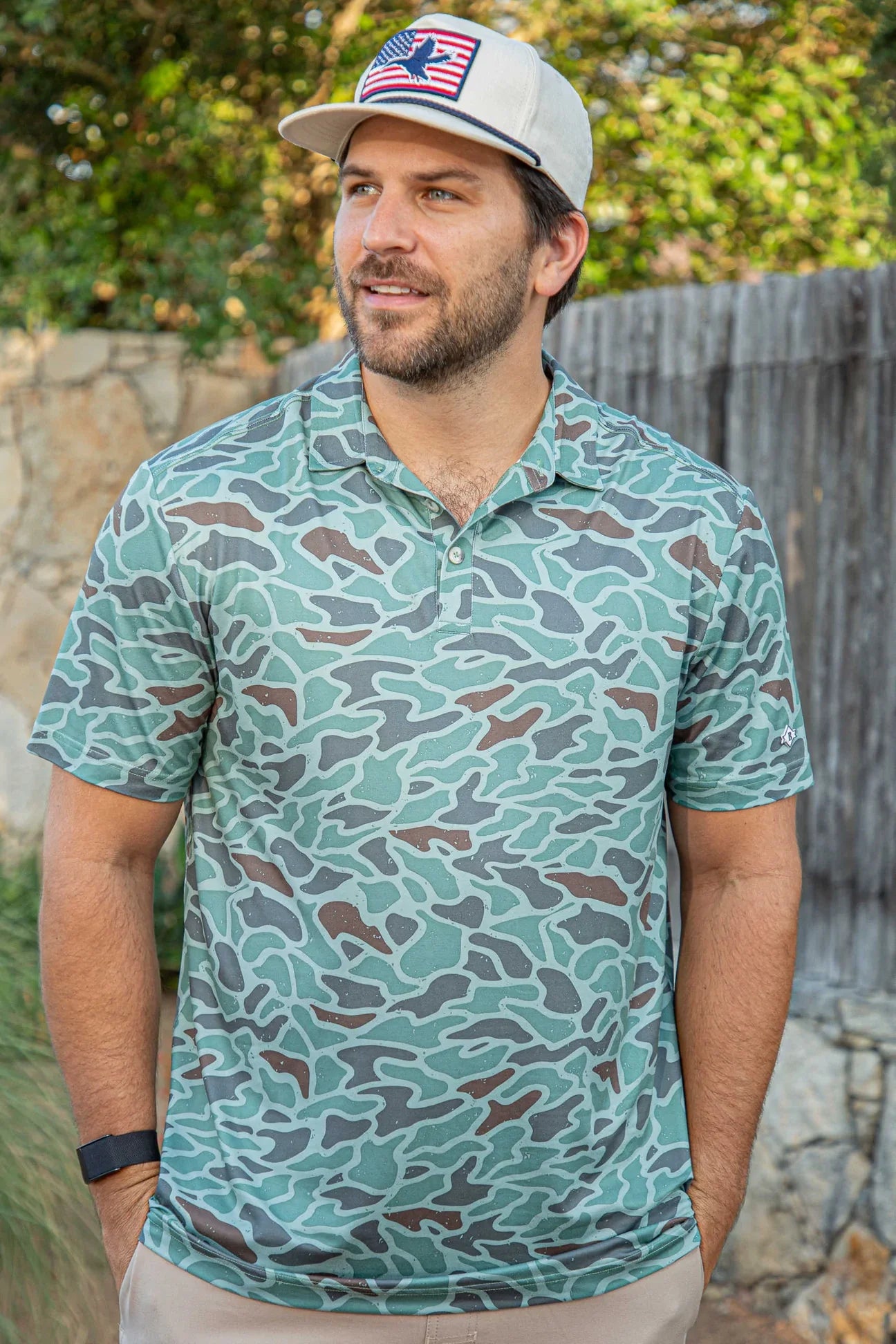 Burlebo Performance Polo - Camo – Wildflower / Texaholic®
