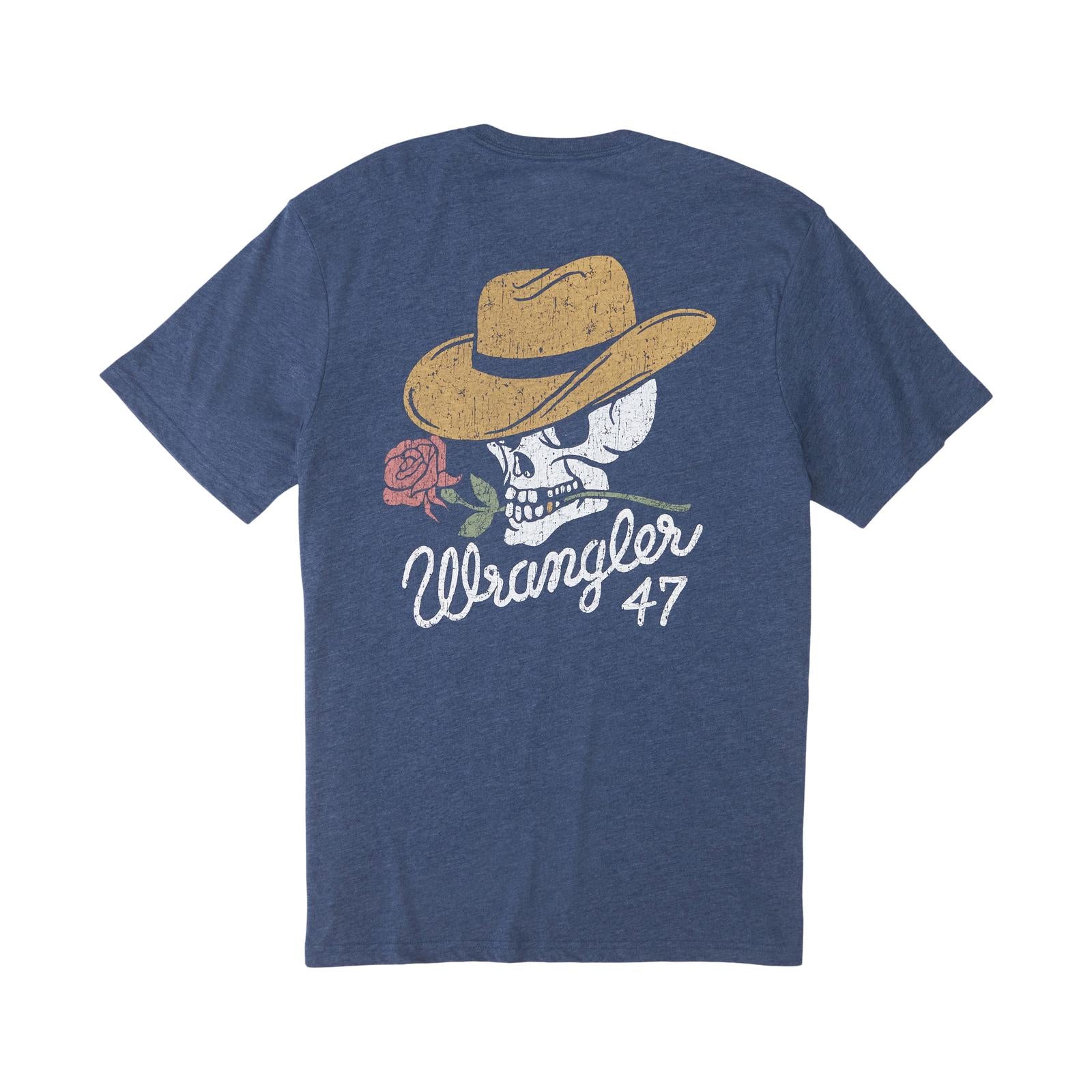 Wrangler Men's Graphic Tee - Cowboy Skull – Wildflower / Texaholic®